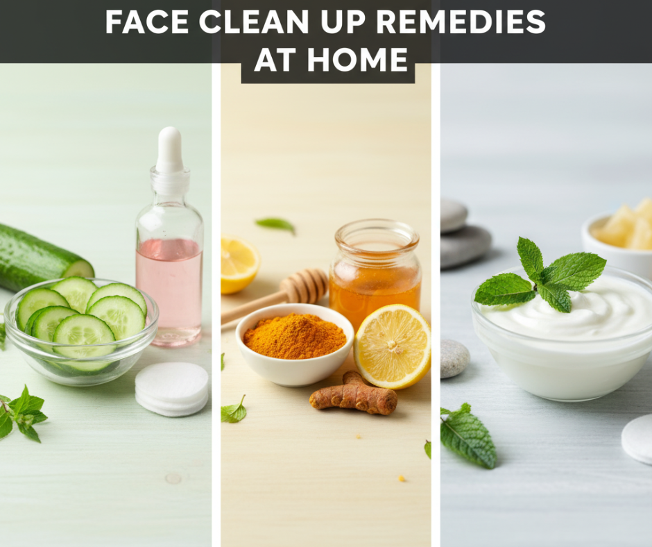 Say Goodbye to Dirt: Effective Face Clean Up Remedies at Home - Jaini ...