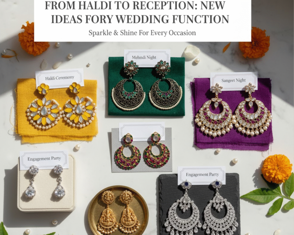 From Haldi to Reception: New Earring Ideas for Every Wedding Function ...