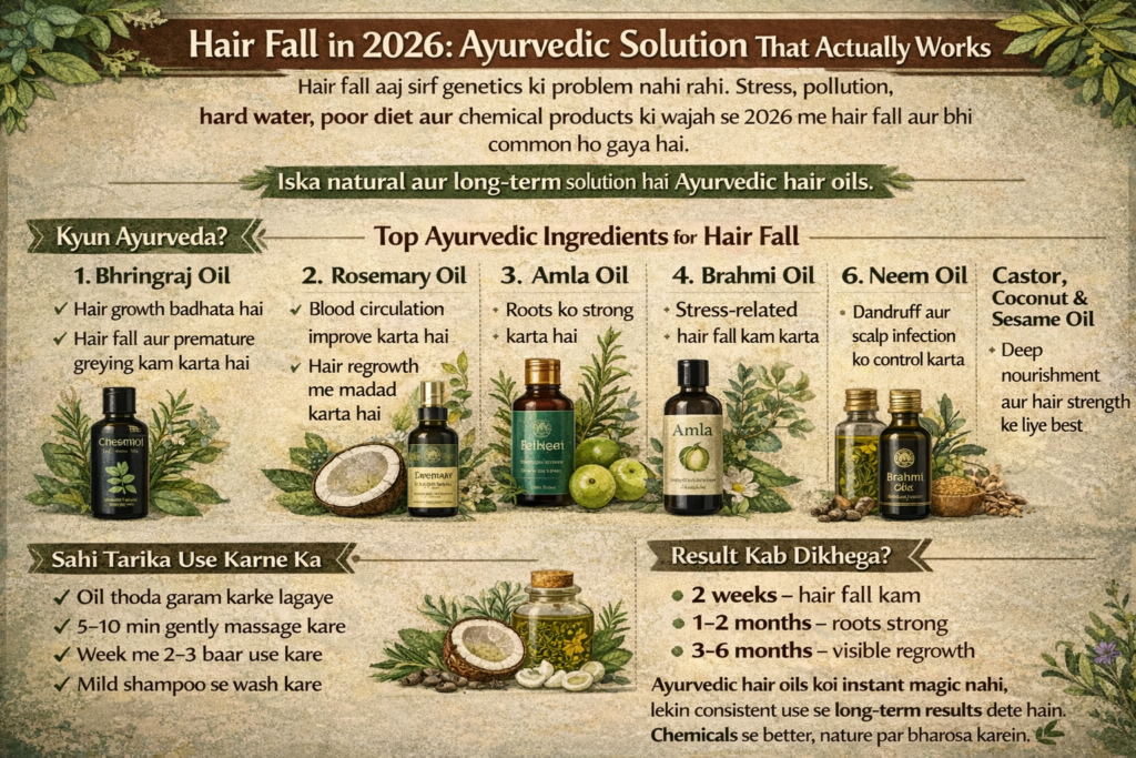 Ayurvedic Hair Oils for Hair Fall: 10 Best Remedies for 2026 - Jaini ...