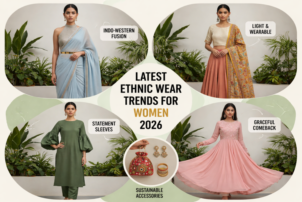 Latest Ethnic Wear Trends for Women in 2026: Styles, Colors & Fashion ...